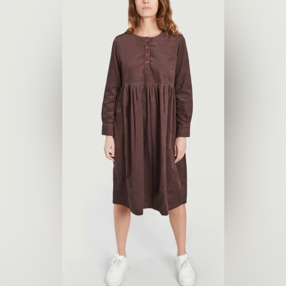 People Tree | Dresses | Vintage Brown Corduroy Dress | Poshmark